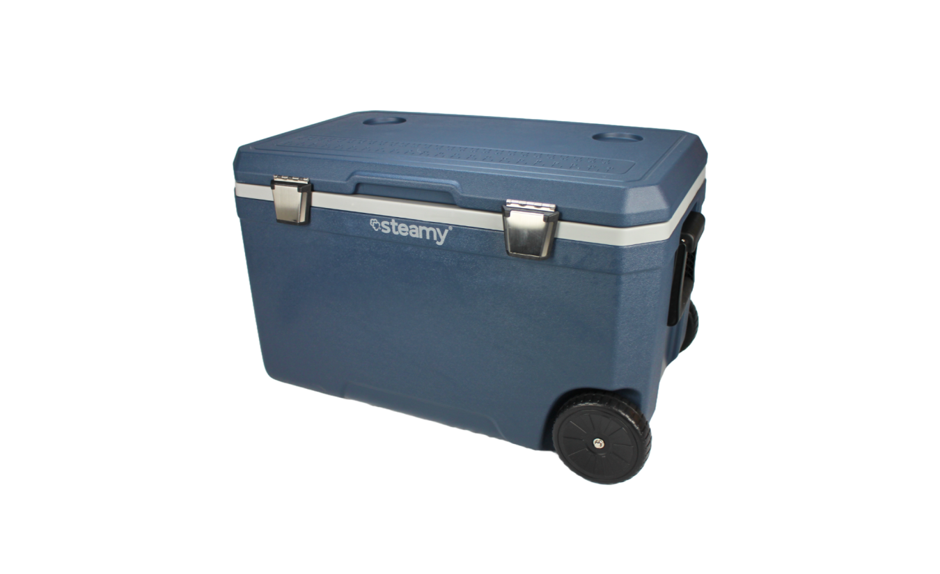 Steamy Cool 70 (70 Litres) Glacière sur roues Bleu